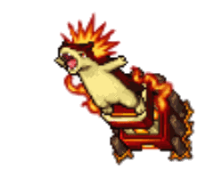 Red Colored Statue - PokeXGames